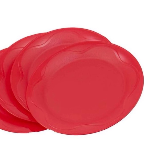 Tupperware | Dining | Tupperware Dinner Plates Set Of 4 | Poshmark